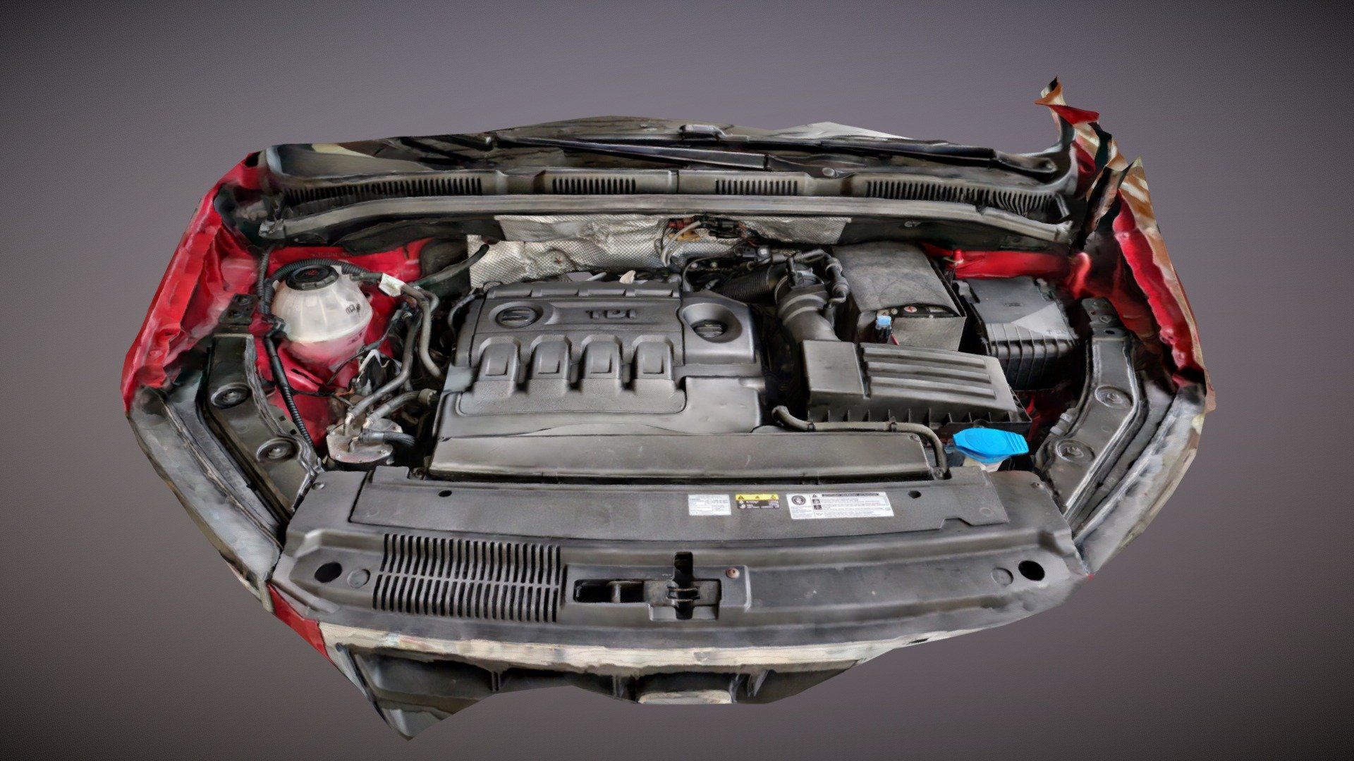 SEAT Alhambra 2.0 TDI 184 Enginebay. Polycam app - Download Free 3D ...