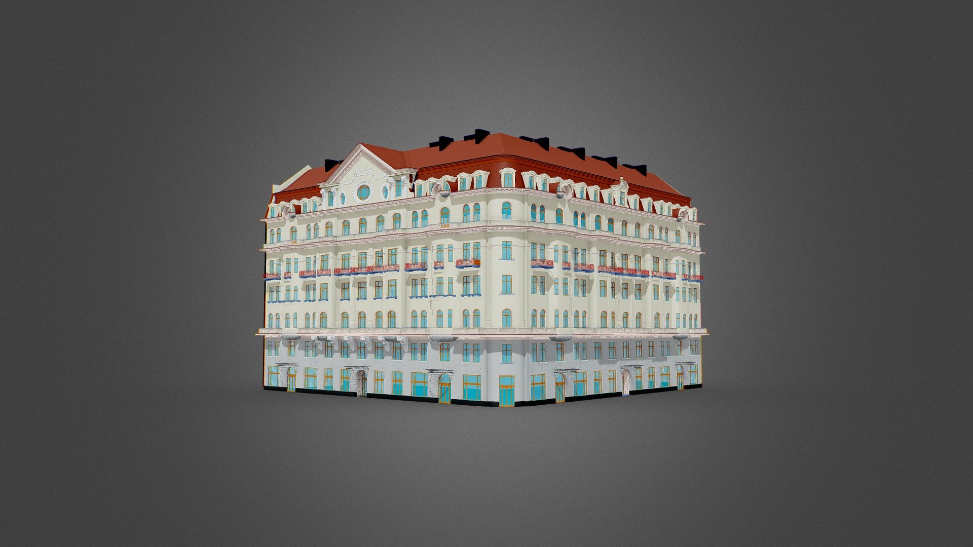Eastern European Building 020 - Buy Royalty Free 3D model by TankStorm ...