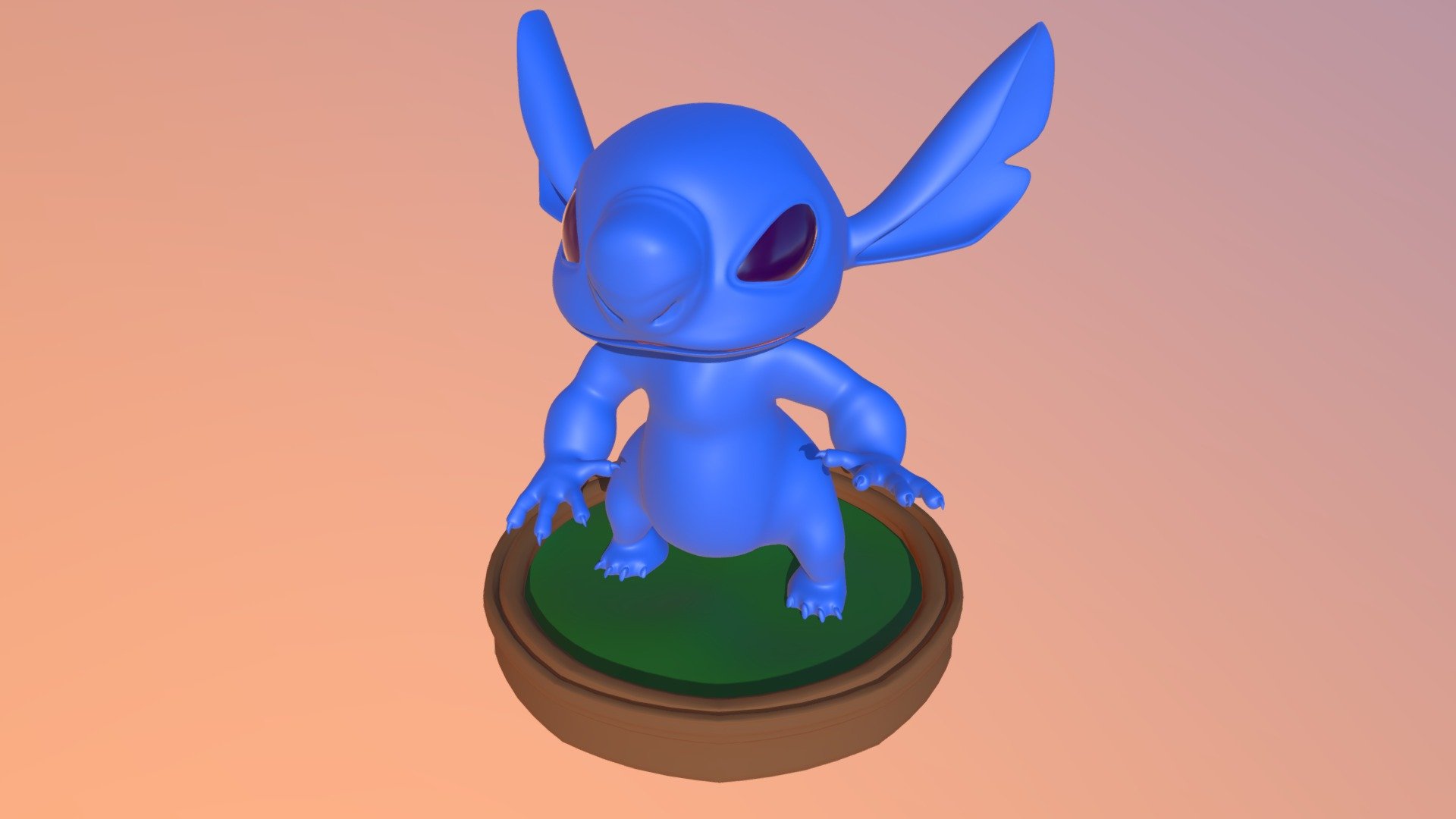 Stitch 3D model | Lilo & Stitch - 3D model by ValentinaCortesCastellar ...