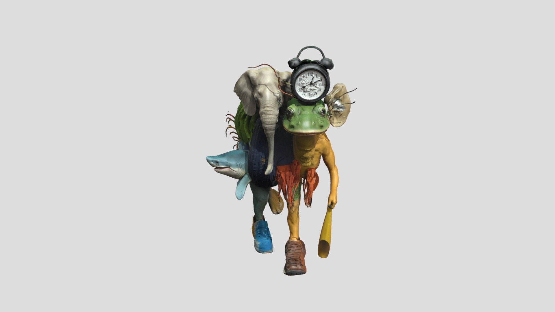 the great brainrot combination - 3D model by HorrorX (@chand_the_game ...