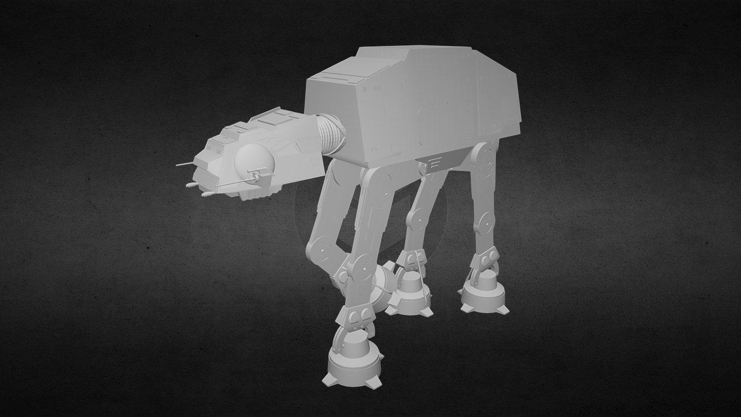 AT AT Walker - 3D model by Merricks [5cbdcf9] - Sketchfab