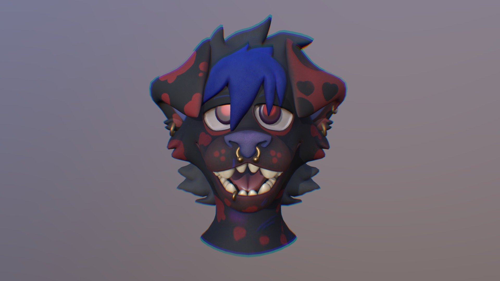 Art Fight 2022: Attack #3 - 3D model by JackODrawriter [5cbe056 ...