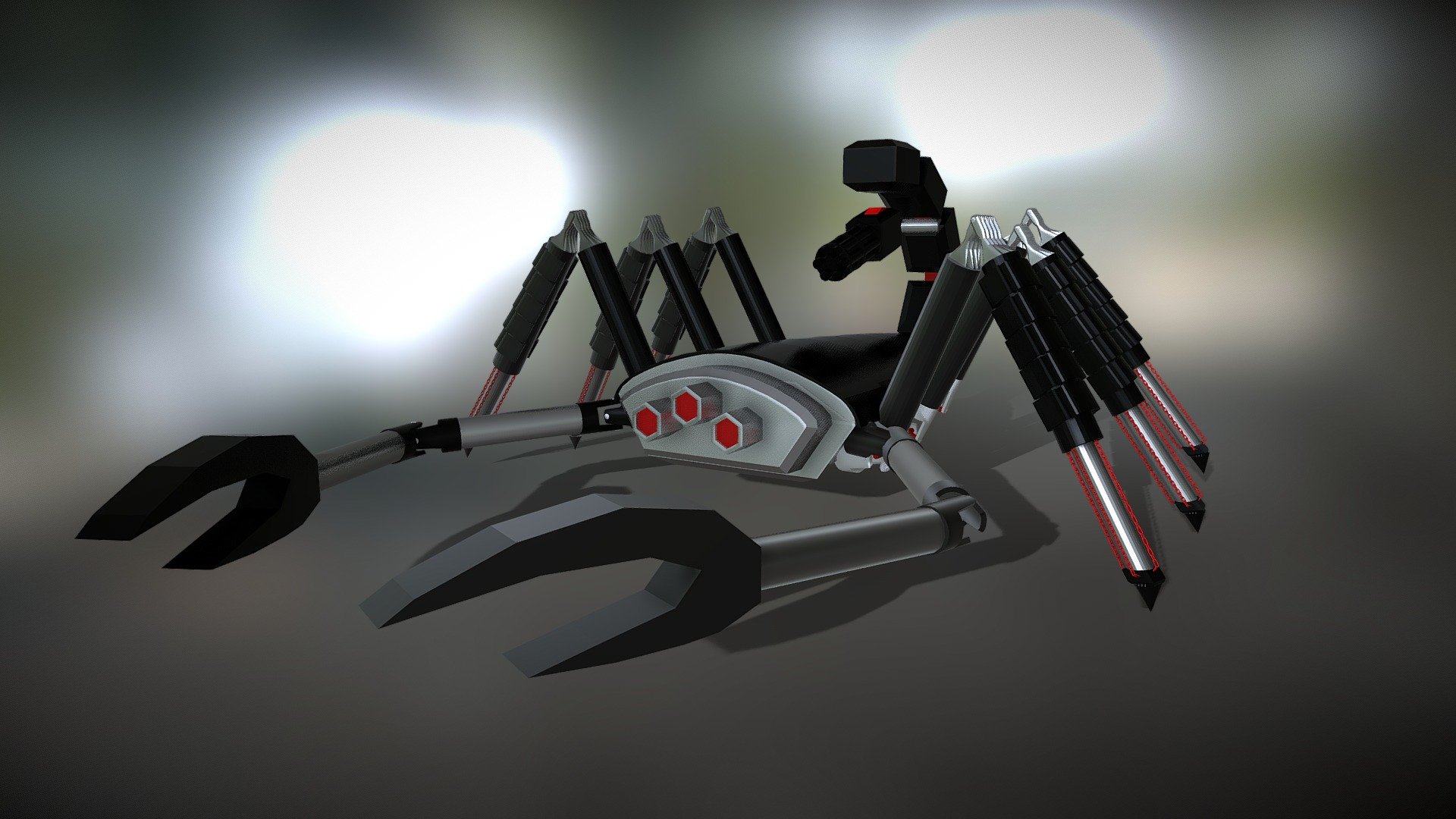 Robot Scorpion - 3D model by Erik_L [5cbeff3] - Sketchfab