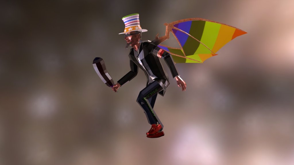 Brat With Wings Walk And Beat Cycle - 3D model by Mikhail Maksimov ...
