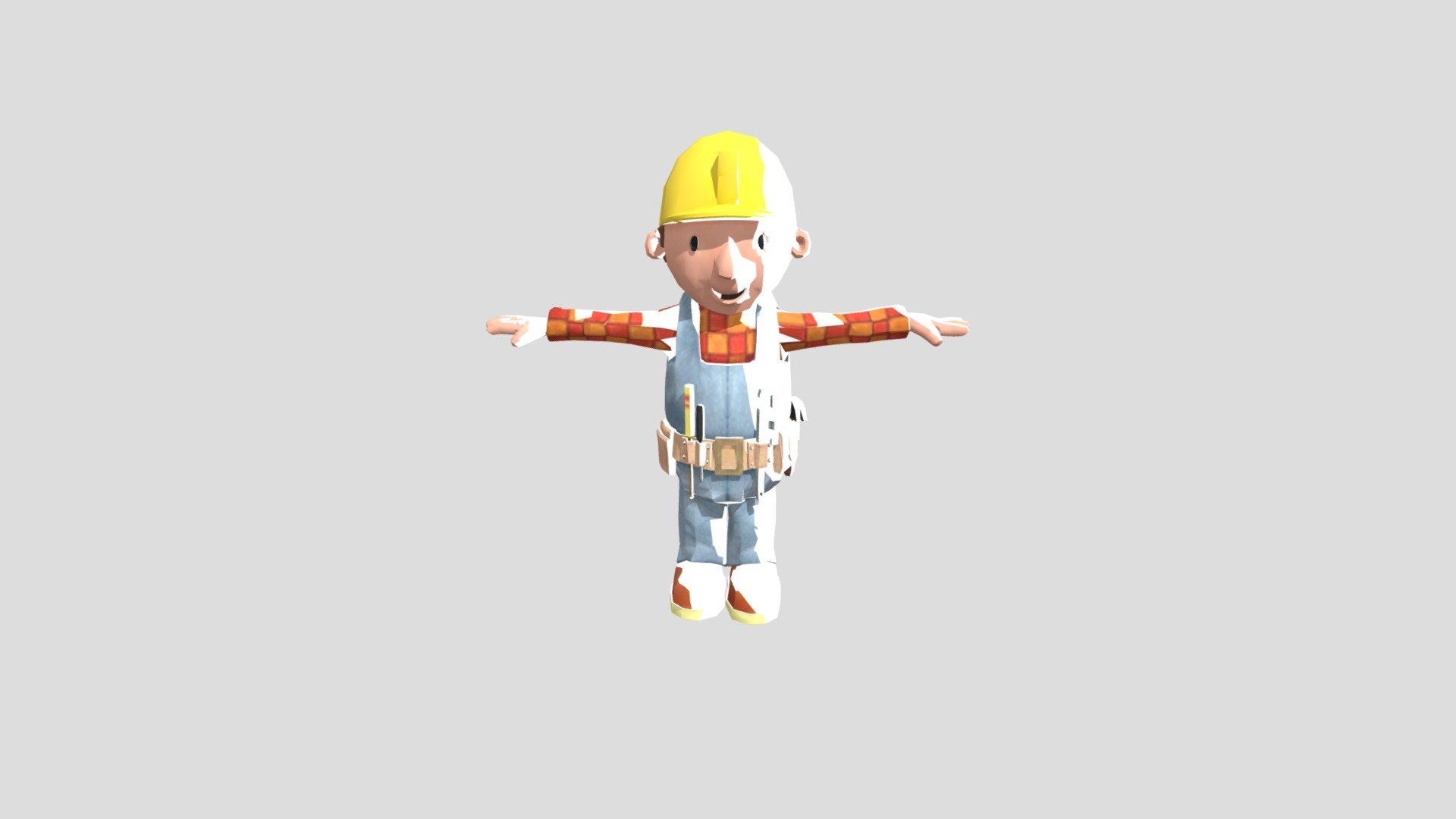 Bob The Builder Wii FBX Free Download - Download Free 3D model by ...