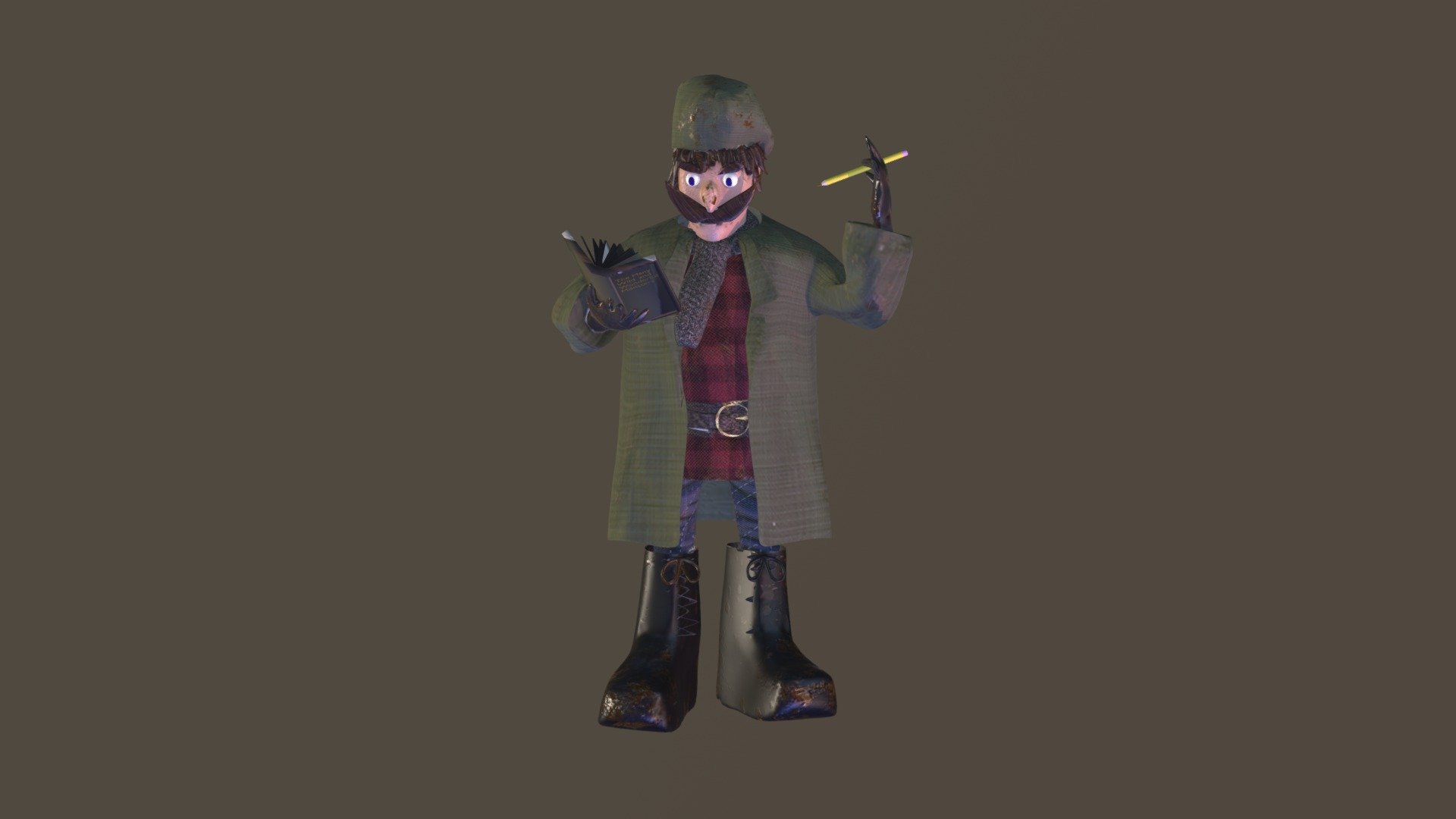 Monster Researcher - Download Free 3D model by hughclyde [5cc1403 ...