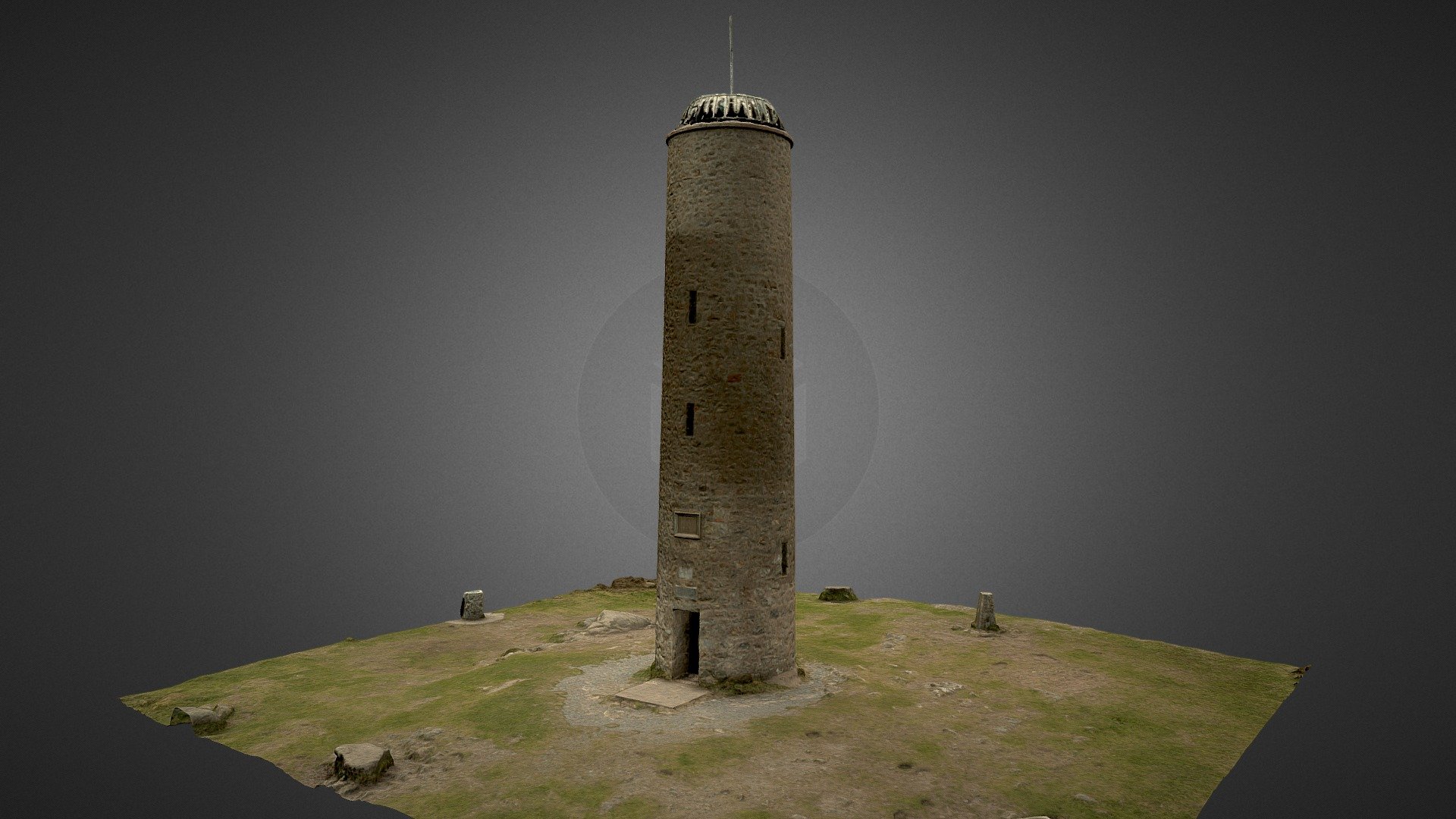 General Burnett's Monument, Scolty, Banchory - Download Free 3D model ...