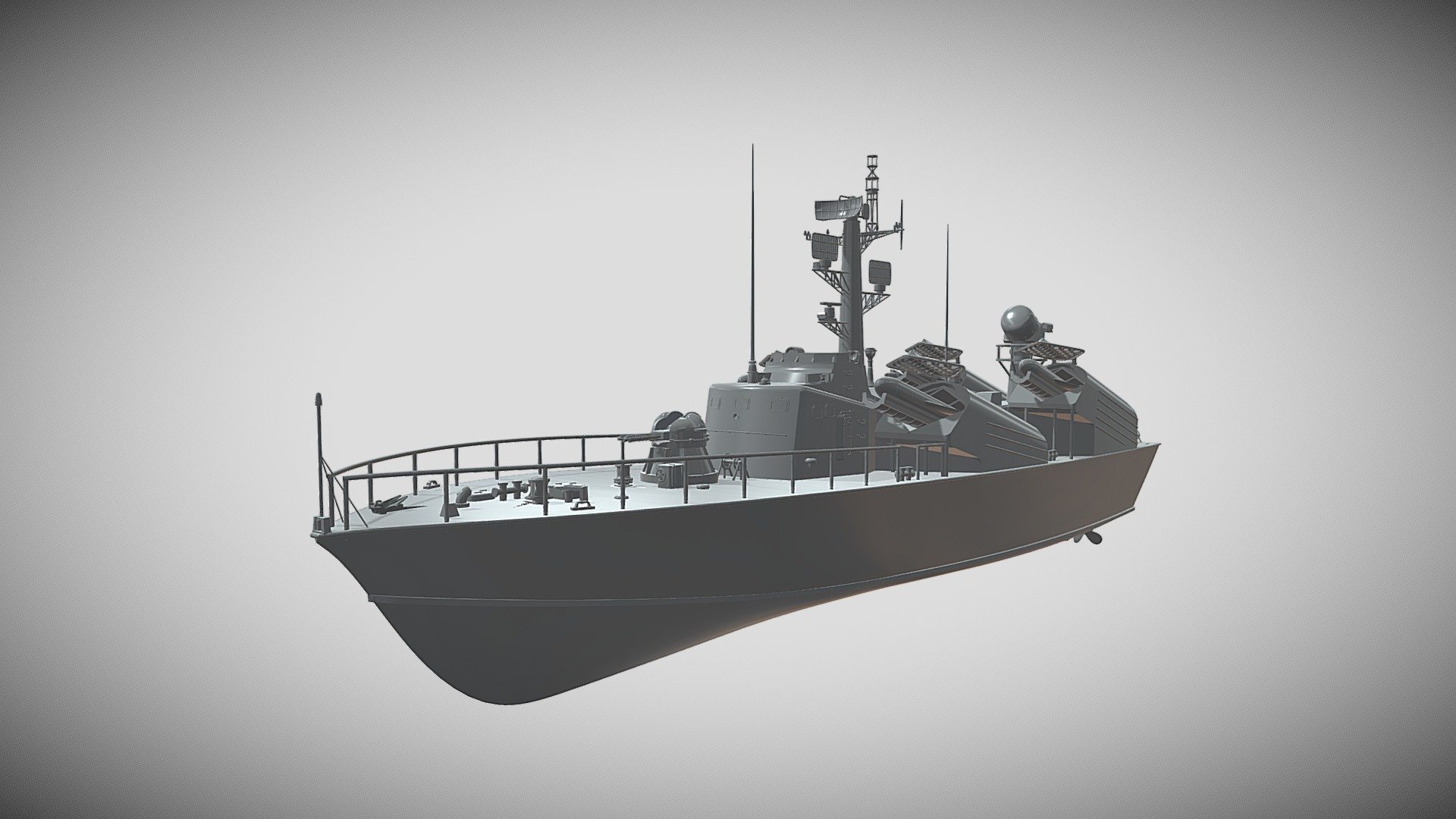 Osa class missile boat - Buy Royalty Free 3D model by A Nastenko ...