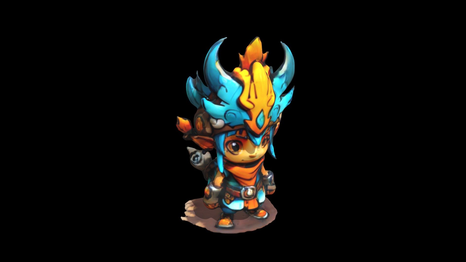 Illustration of a fantasy character - Download Free 3D model by klrxyz ...