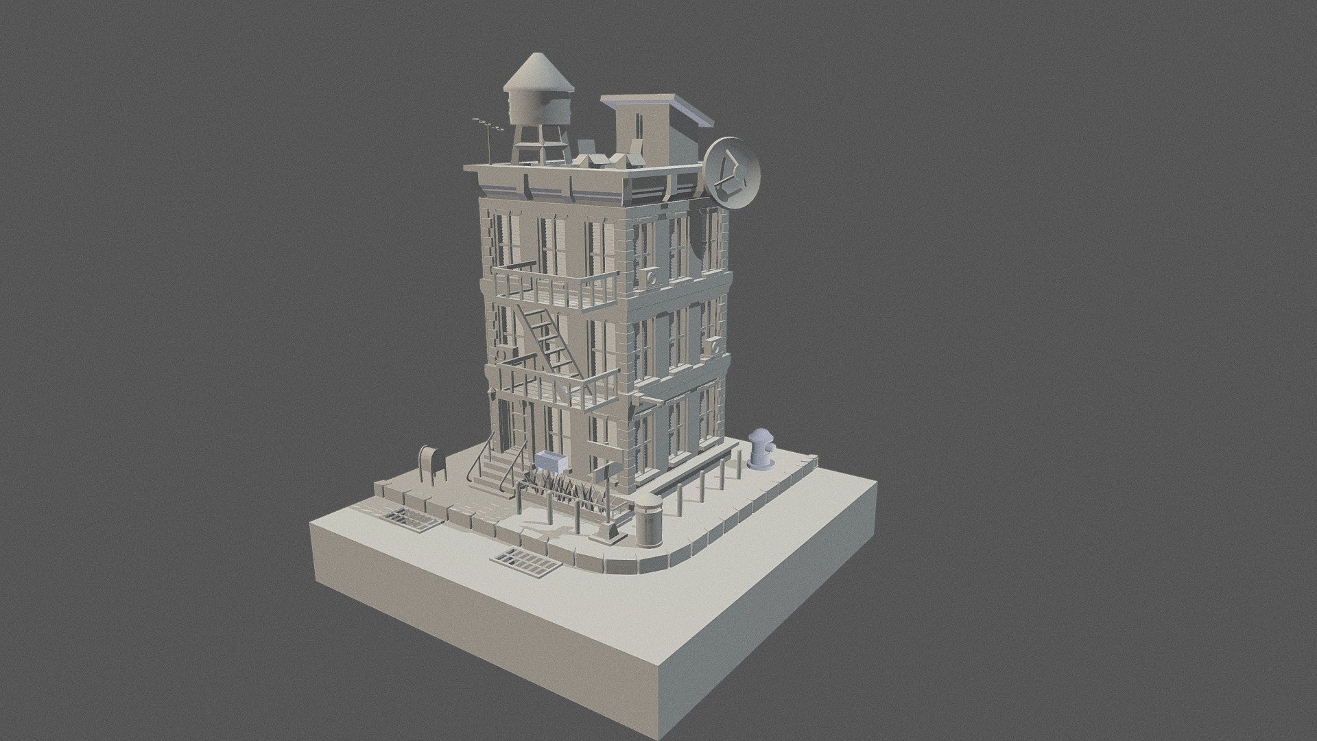 Building - Download Free 3D model by Evseya [5cc743f] - Sketchfab