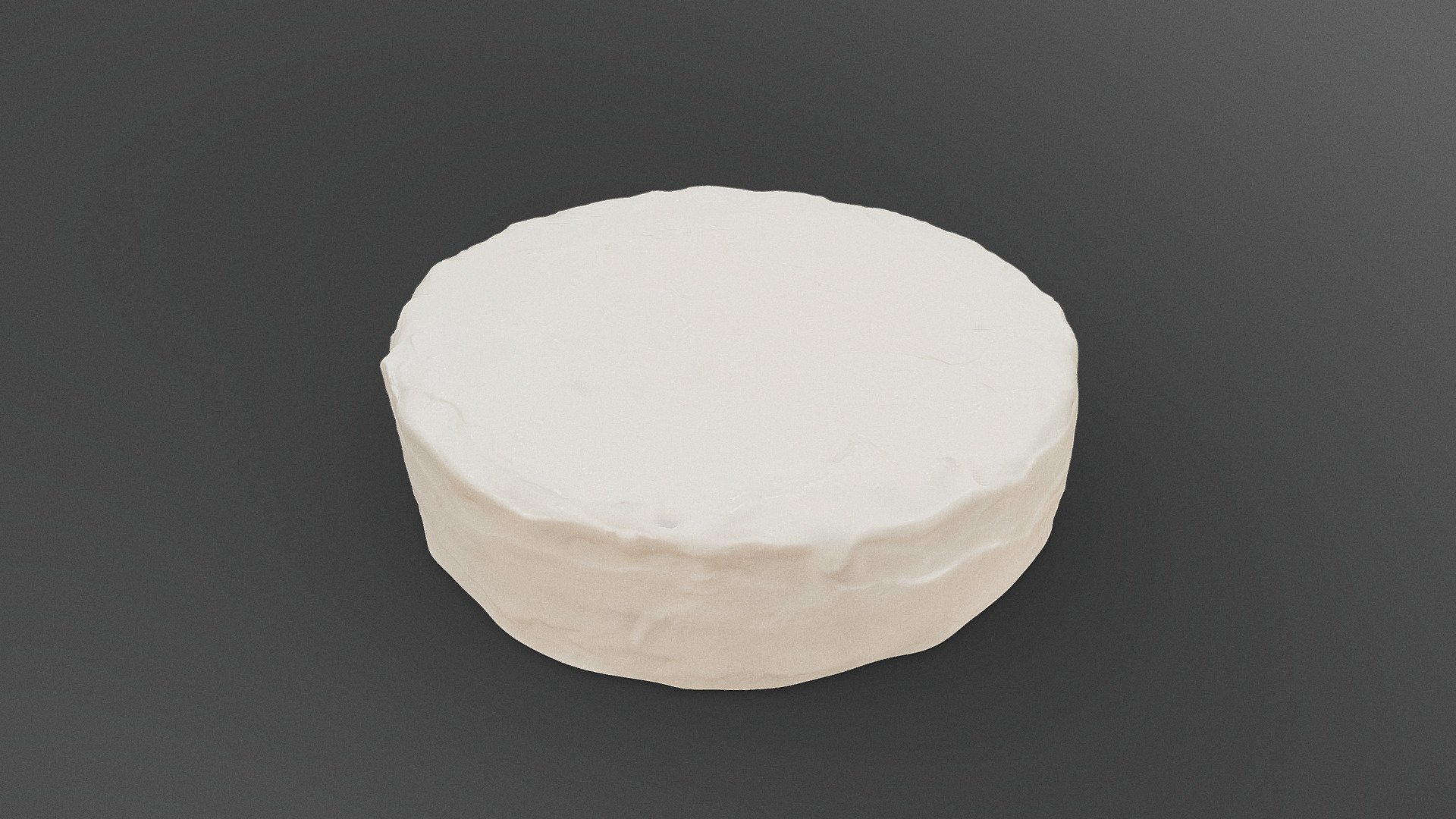 White cake icing - 3D model by axonite [5ccad10] - Sketchfab