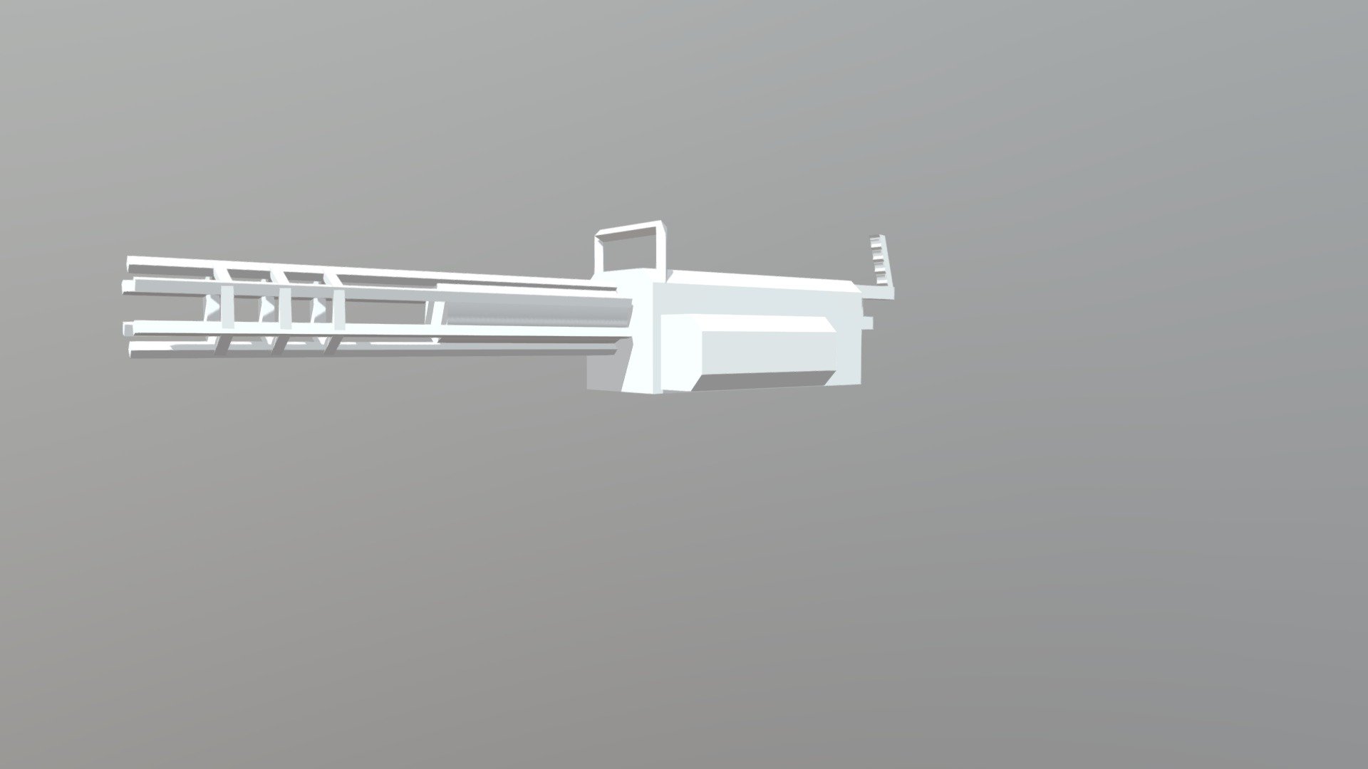 Minigun - 3D model by DarwinDOS (@darwin.art) [5ccb3c0] - Sketchfab
