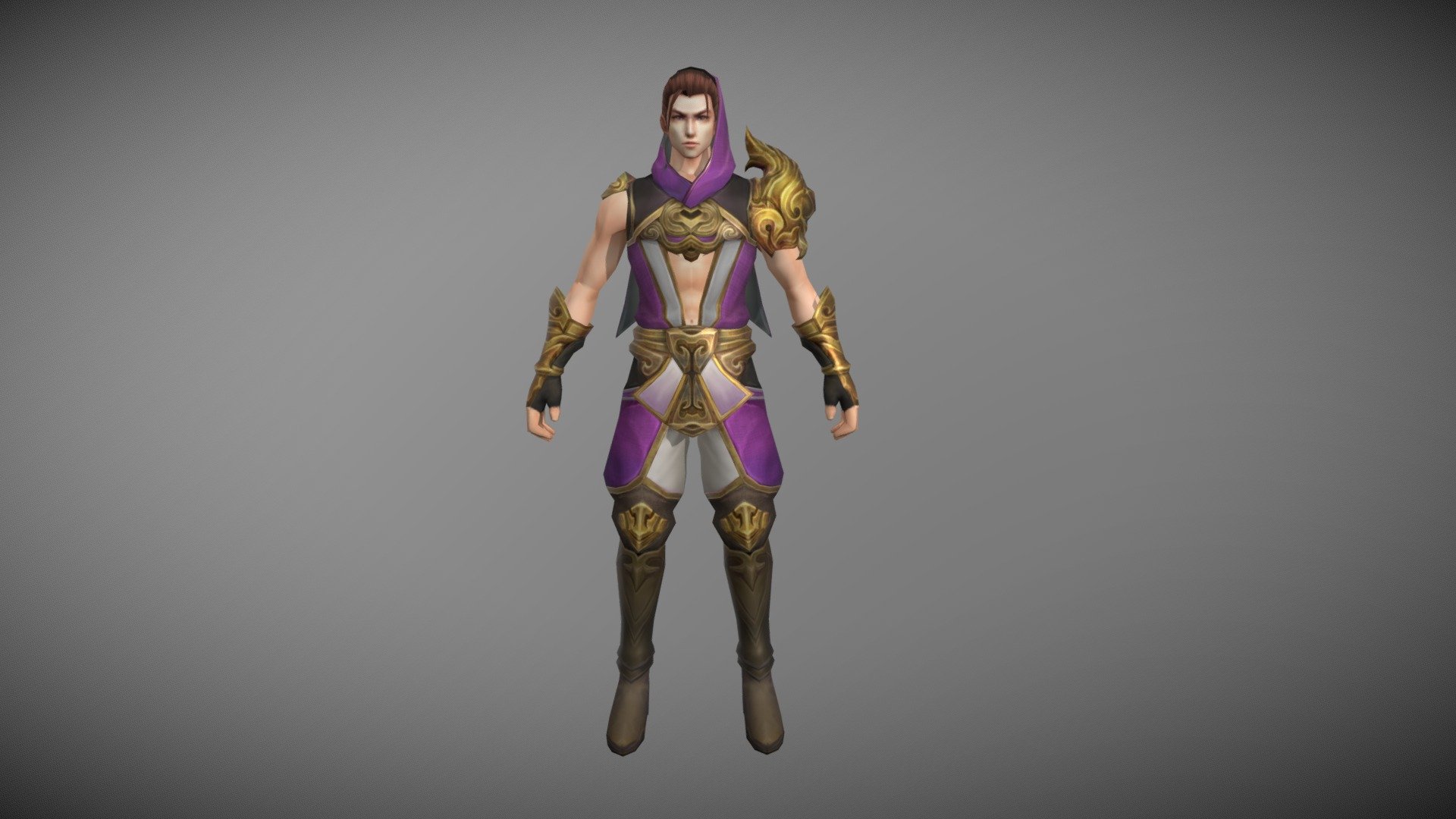 Mobile Game Character Low Poly 3d Model By Michelleyang513 Vita513 5ccbce5 Sketchfab