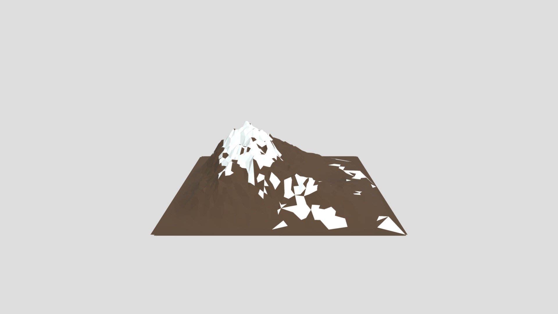 Low-Poly Mountain - Download Free 3D model by chouhanzippy865 [5ccbfb9 ...