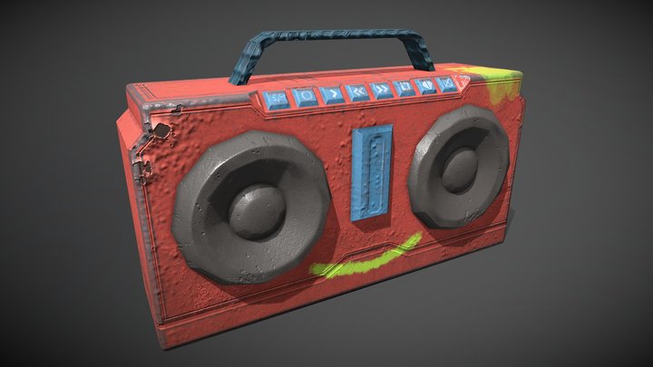 Ghettoblaster 3D models - Sketchfab