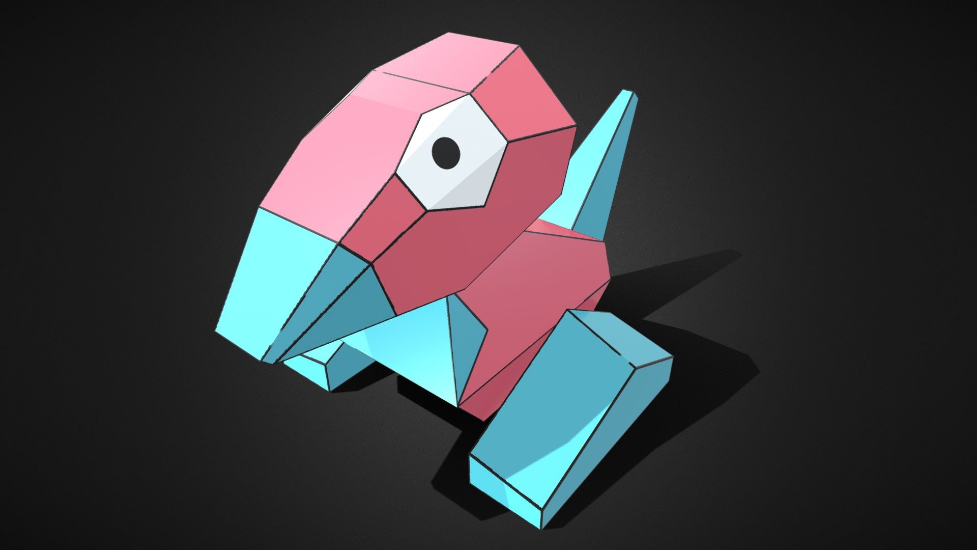 Pokémon #137 - Porygon - Download Free 3D model by Nihkolic [5ccc6c2 ...