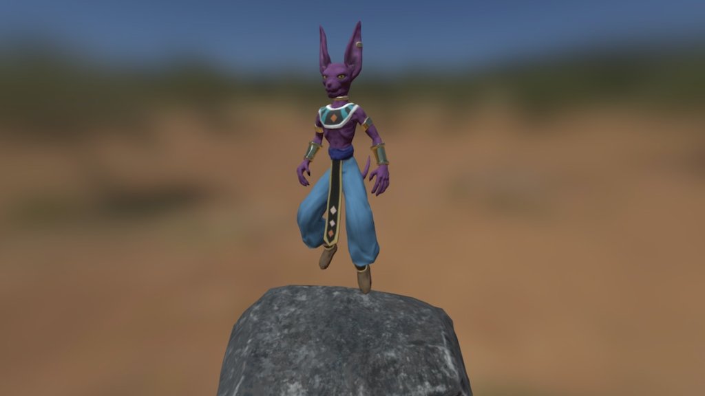 Beerus - 3D model by Sampo (@pellemasi) [5ccdf6d] - Sketchfab