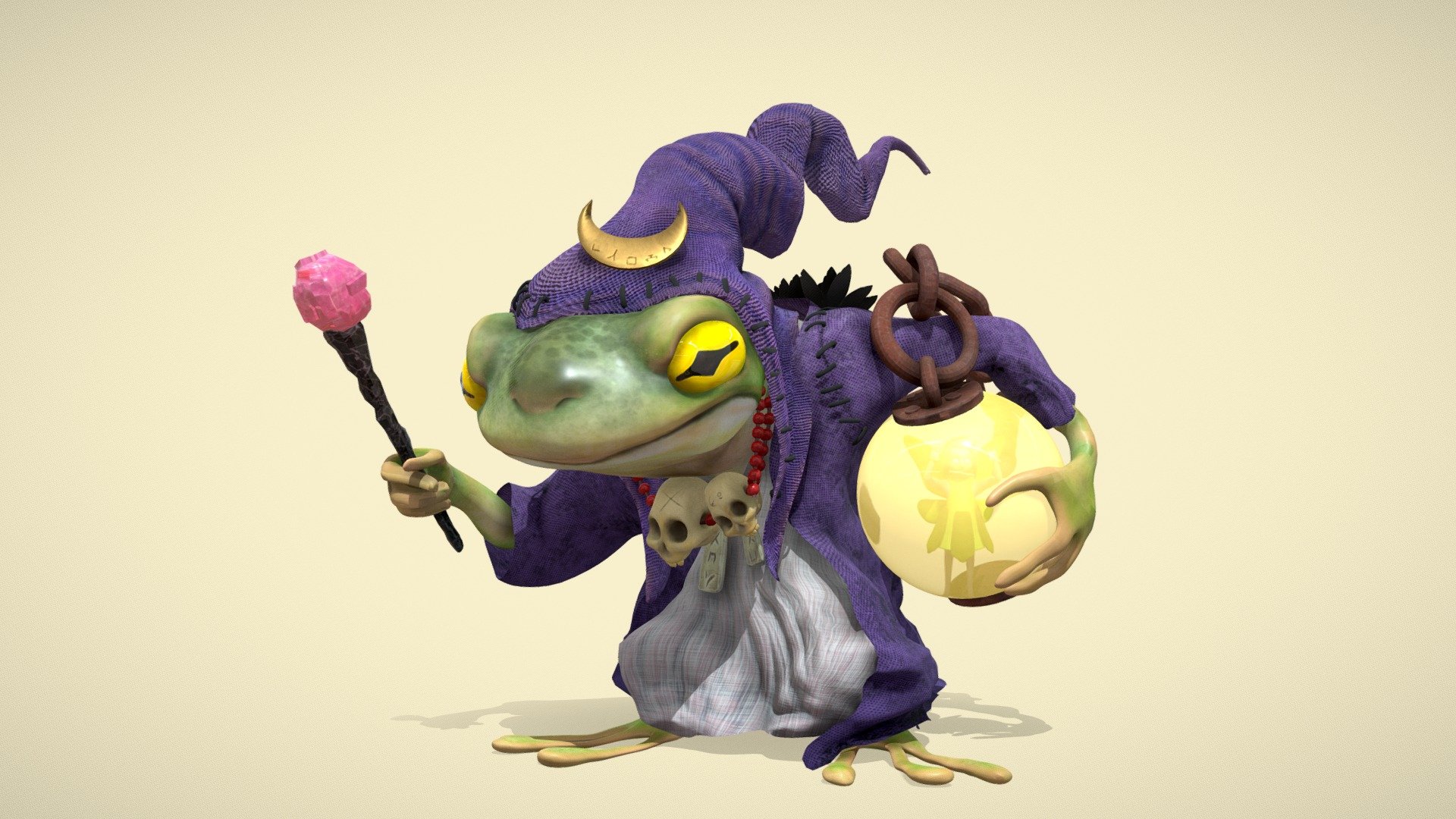 Justin Gerard : Necromancer Frog - 3D model by AdrianoLorusso-Favia ...