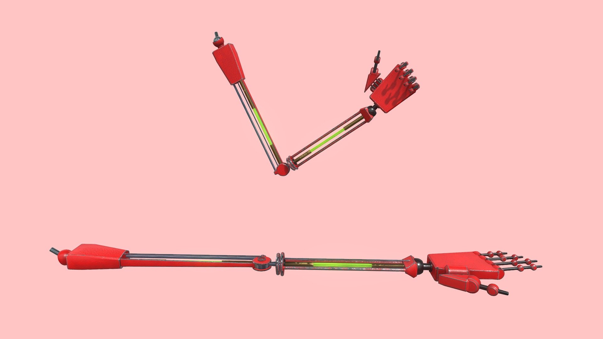Mech Arm Low Poly - Buy Royalty Free 3D model by AnshiNoWara [5cce0d9 ...