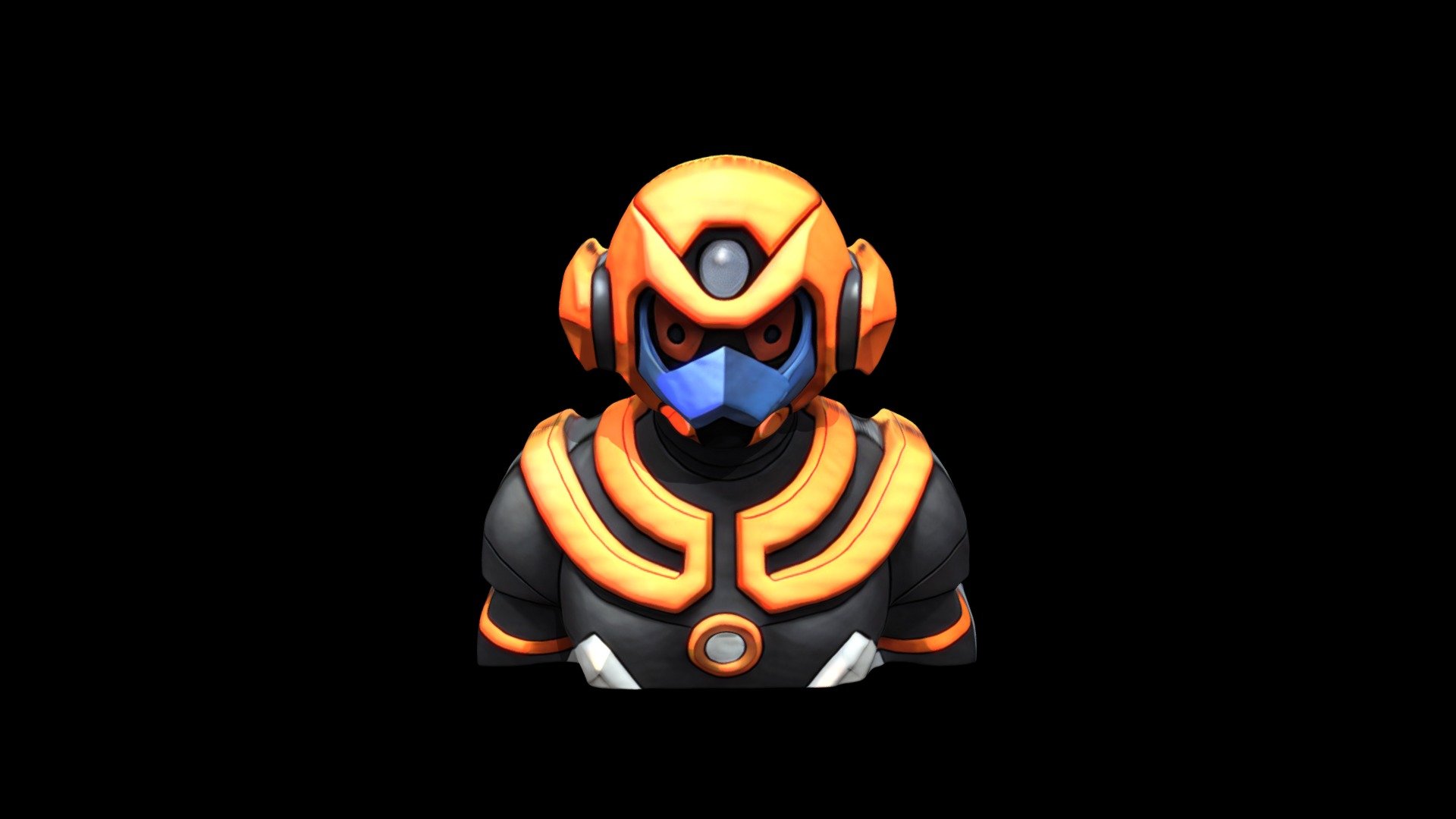 Helmet Mask Robot Cartoon 1275 - Download Free 3D model by klrxyz ...