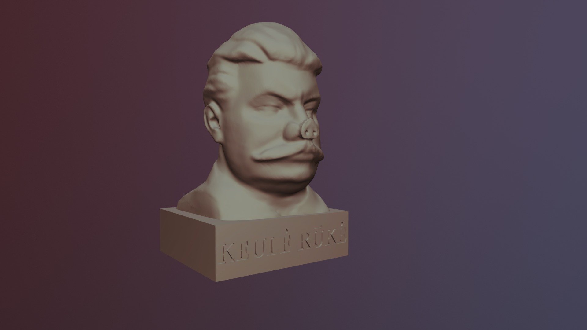 Kiaulė Rūkė - 3D model by Idėja 3D (@Ideja_3D) [5ccf546] - Sketchfab