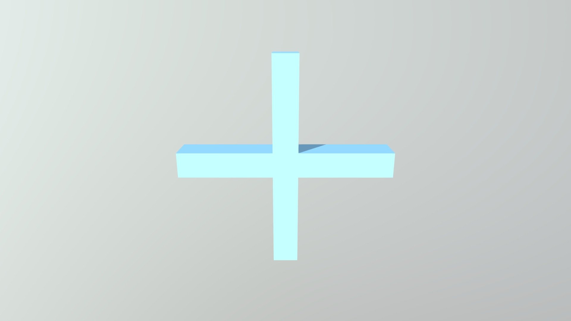 Blue Plus Sign - 3D model by lexyemeeks [5ccfb78] - Sketchfab