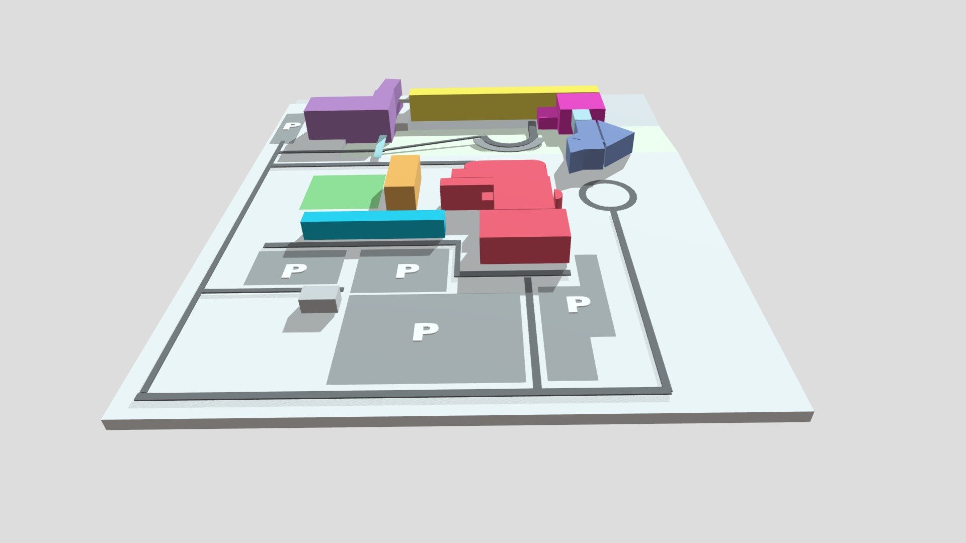 Uleth Campus Map - 3D model by alaniwaasa [5cd018e] - Sketchfab