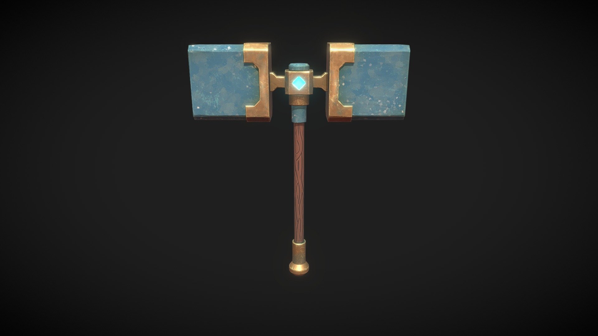 Stylized Hammer - 3D model by eyadhilwi [5cd01f3] - Sketchfab