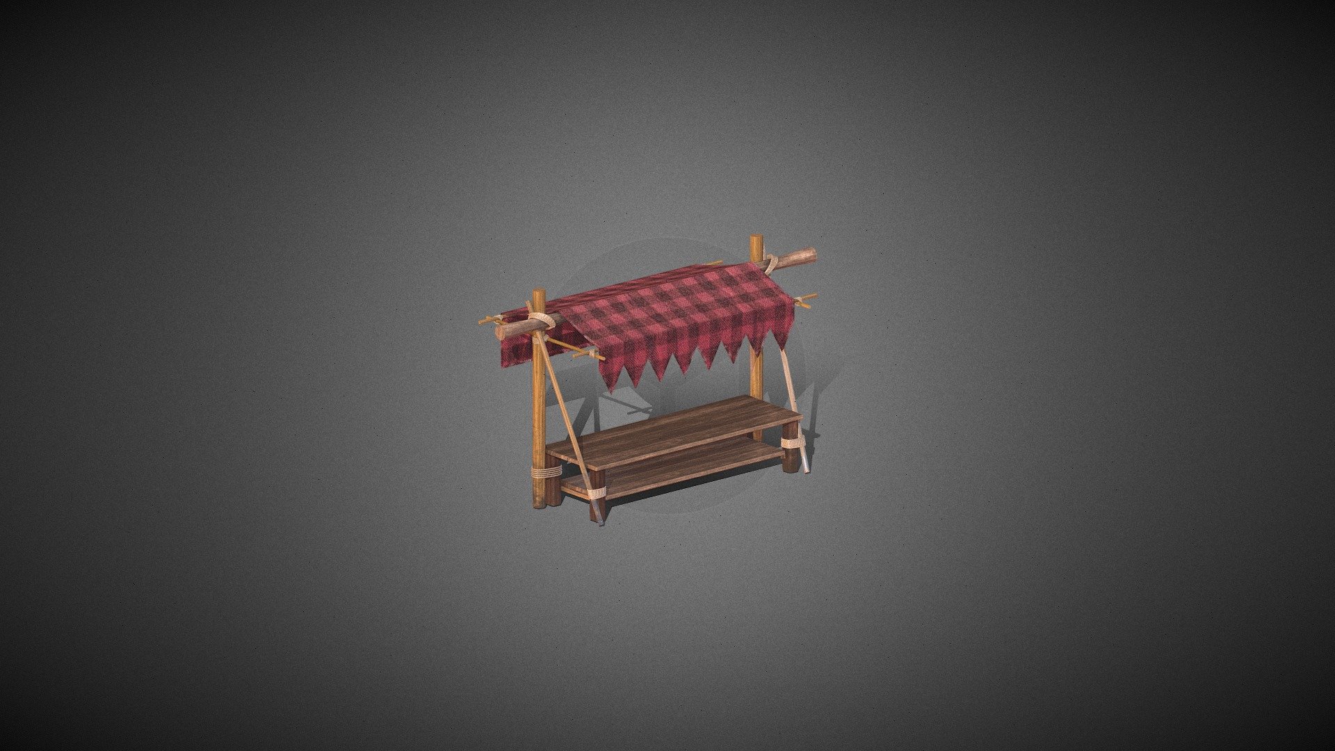 Stand_Low_poly - 3D model by Pyroltar [5cd4bdb] - Sketchfab