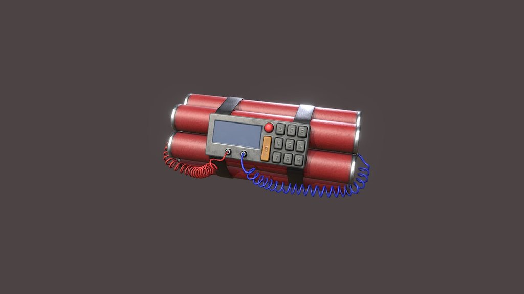 Bomb - 3D model by xiaolong.qi (@xiaolong) [5cd5af1] - Sketchfab