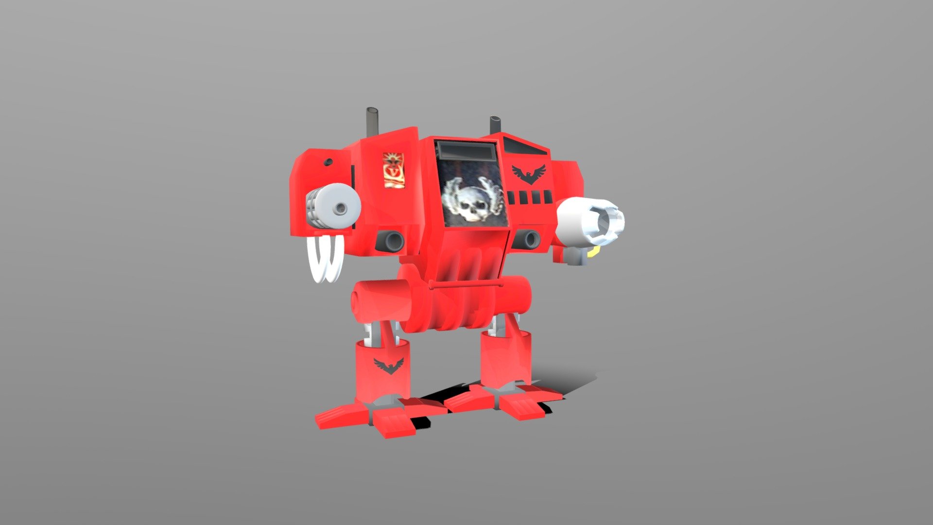 mech v2 - 3D model by MilanVerhoog [5cd6144] - Sketchfab