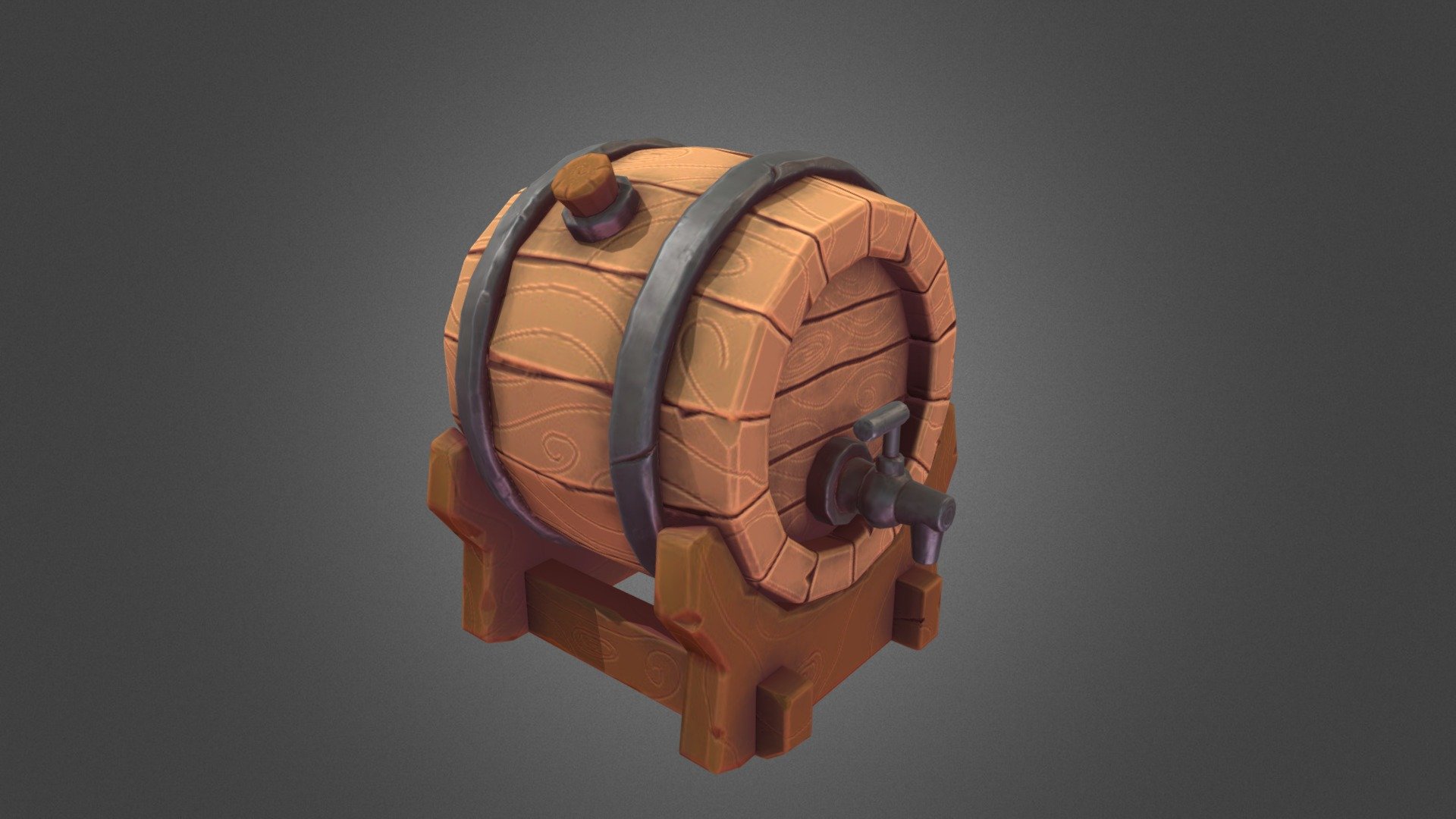 Stylized Barrel - 3D model by yaktas [5cd81bb] - Sketchfab