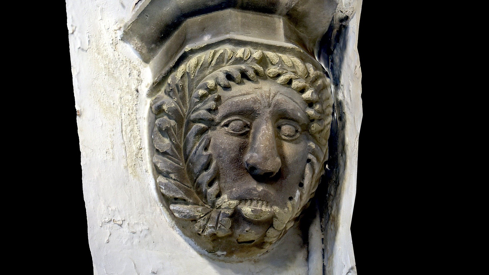 Foliate head, St Mary's Church, Chettle - 3D model by Kenneth Lymer ...