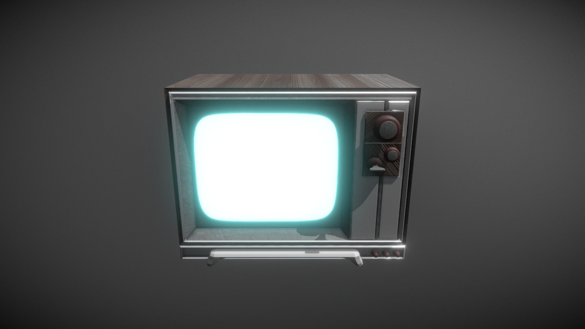 Retro TV - 3D model by VoxelFranz [5cda039] - Sketchfab
