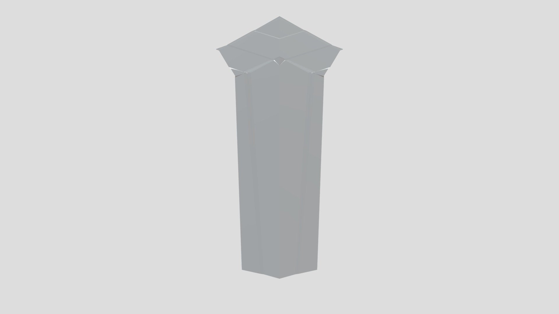 Futuristic Artistic Decorative Pillar - 3D model by grassoalrk [5cda334 ...