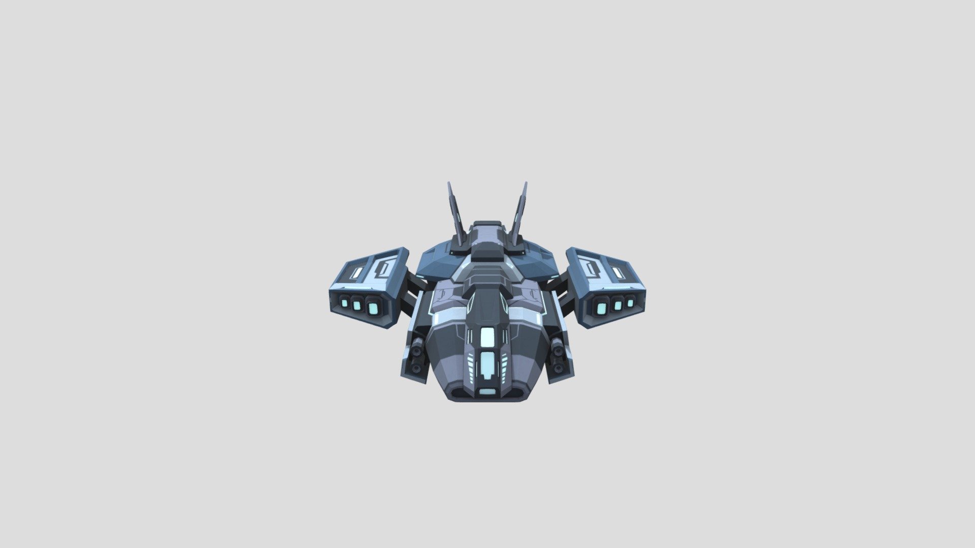 Spaceship Defender 03 - Buy Royalty Free 3D model by kieartist [5cda71d ...