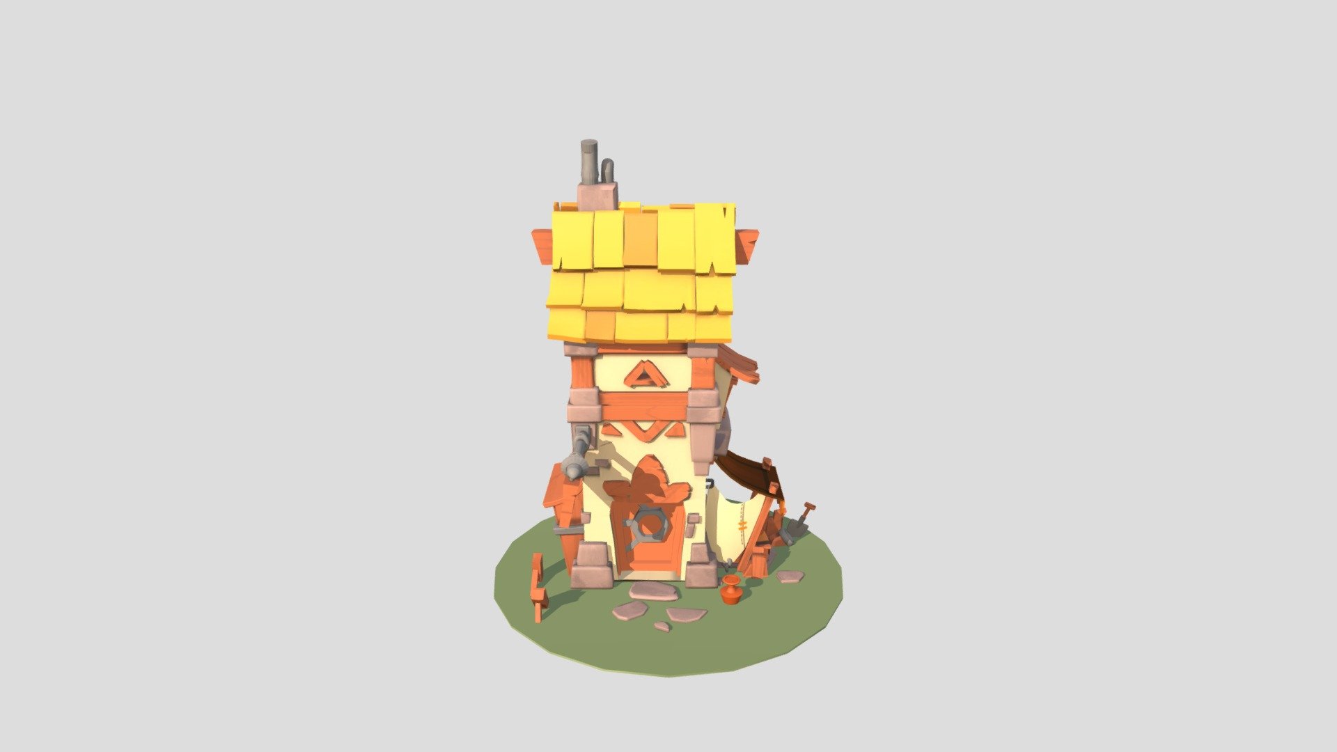 shack animation - 3D model by OliviaTang_210178R [5cdad25] - Sketchfab