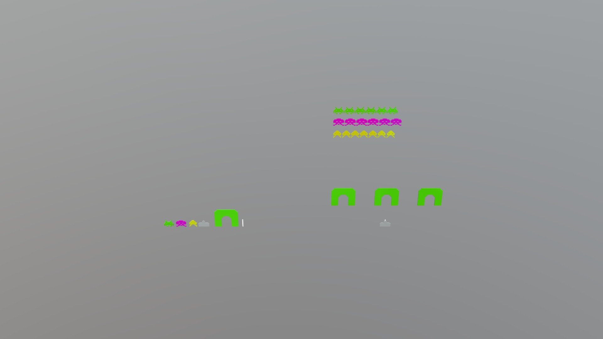 Space Invaders Fin - 3D model by harry.k. [5cdb0aa] - Sketchfab