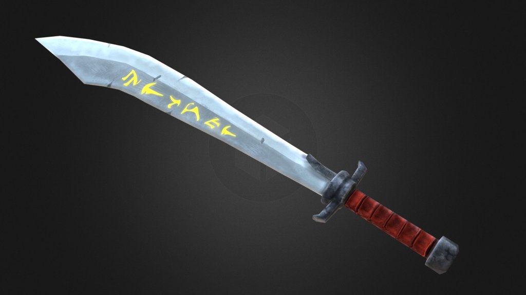 Magic Sword - LowPoly - 3D model by Hamada.Games [5cdcd86] - Sketchfab