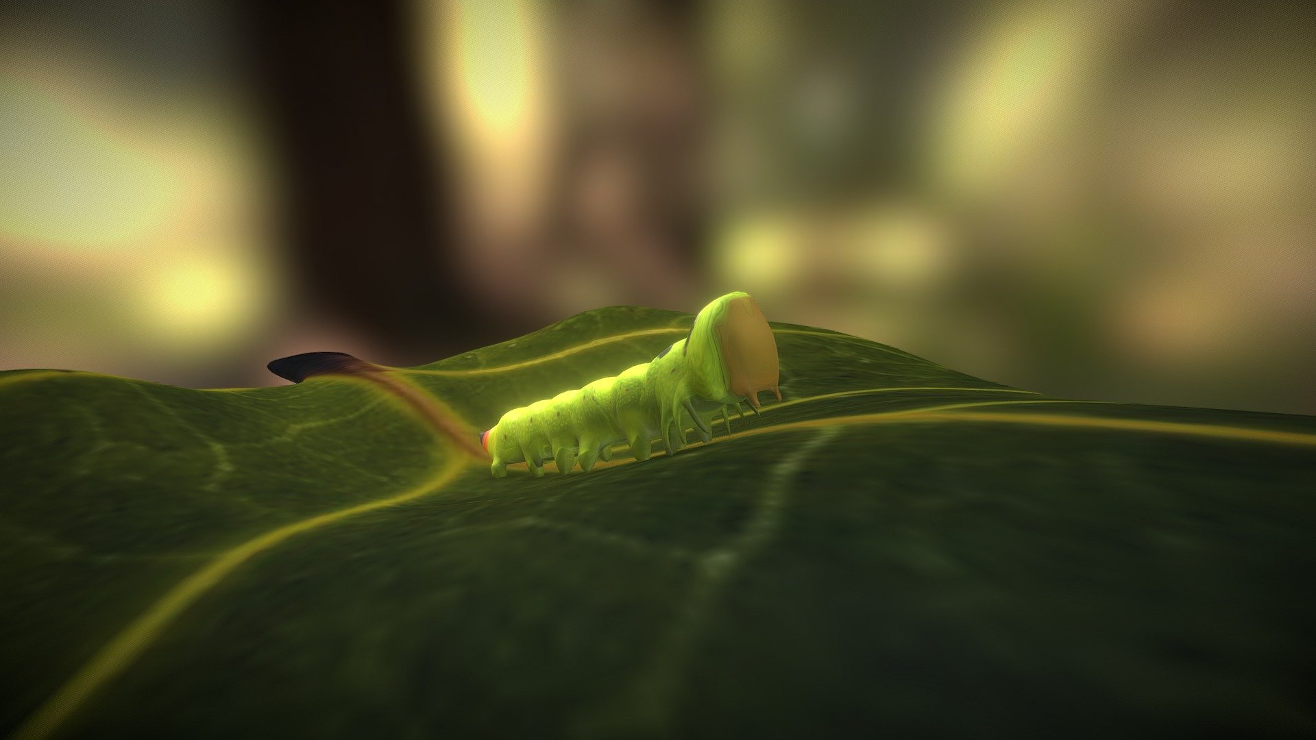 Caterpillar - 3D model by jspx [5cdd309] - Sketchfab