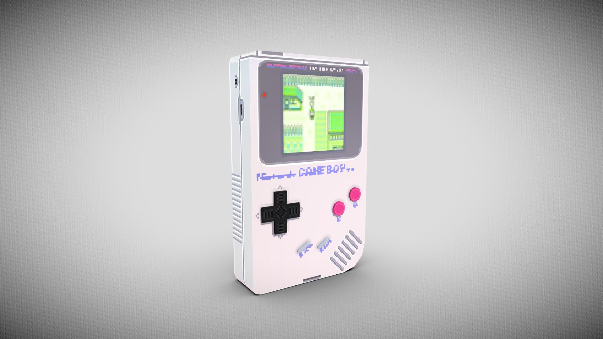 Game Boy - 3D model by IamNaga [5ce163a] - Sketchfab