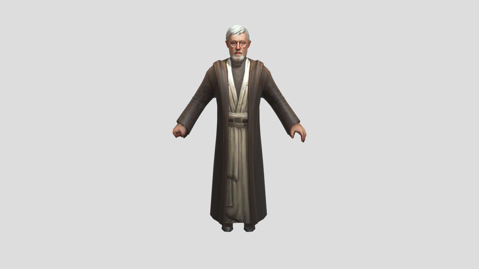 Obi-Wan Kenobi - Download Free 3D model by Tigerar1 (@allanromanreyes ...