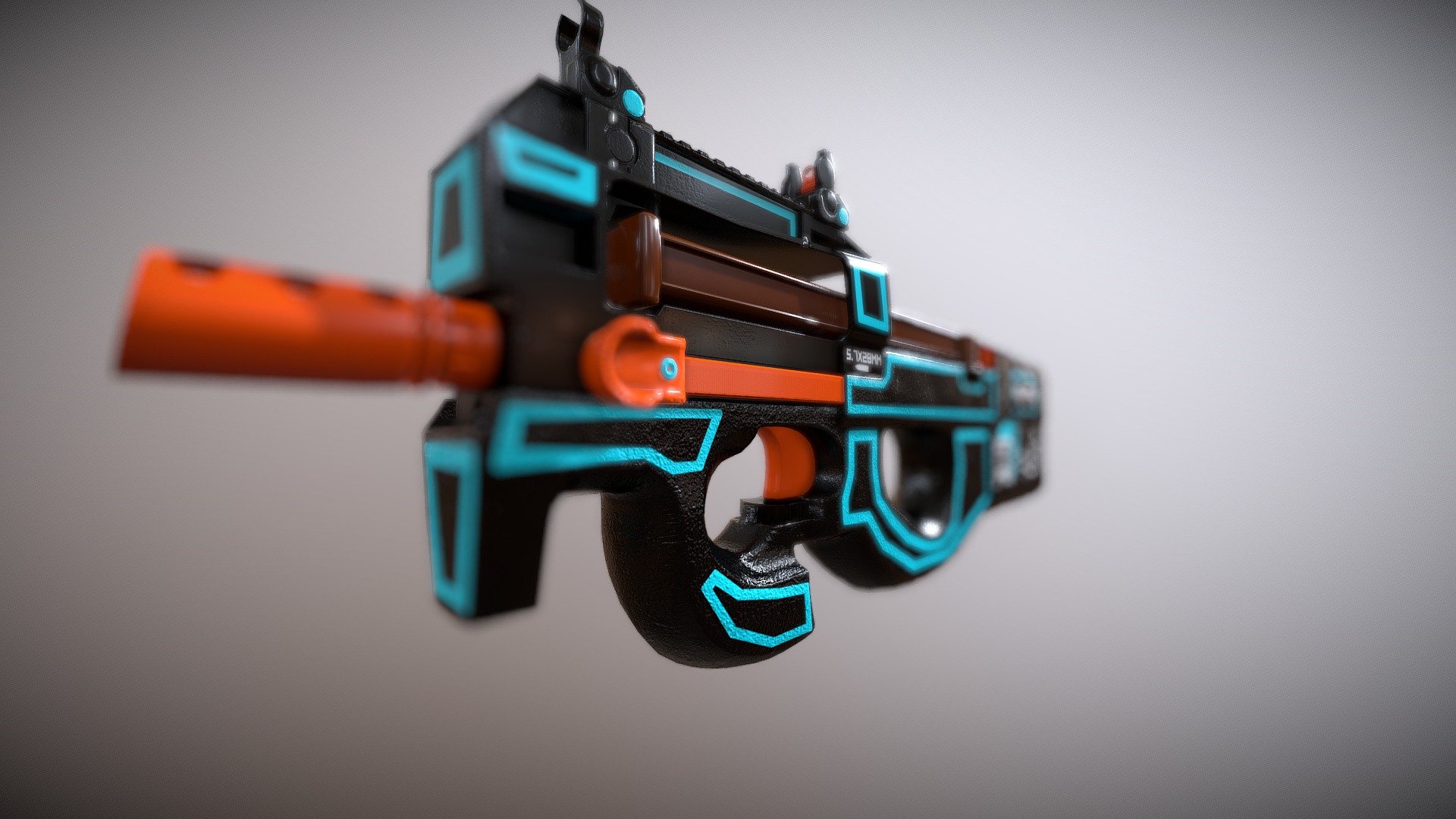 P90 - 3D model by AvnisT [5ce33de] - Sketchfab