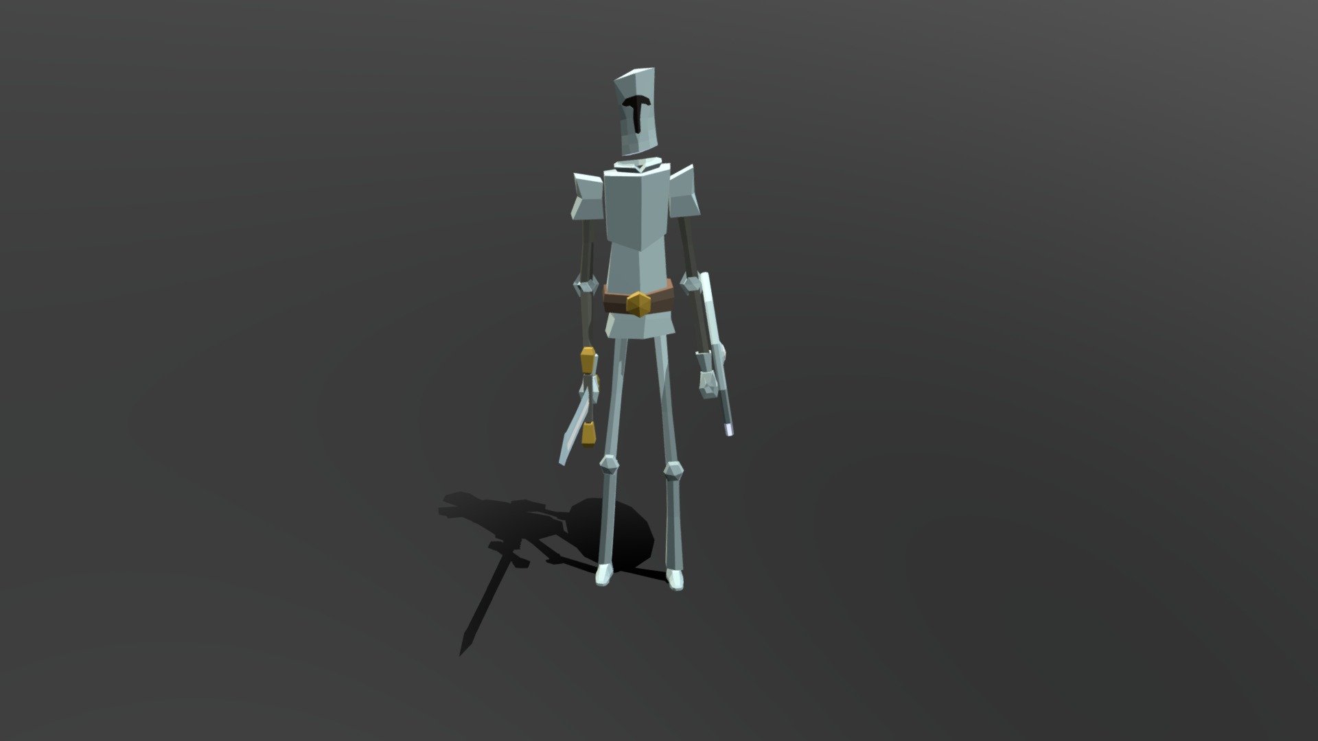 Stylized LowPoly Knight - 3D model by corypatton [5ce4cb0] - Sketchfab