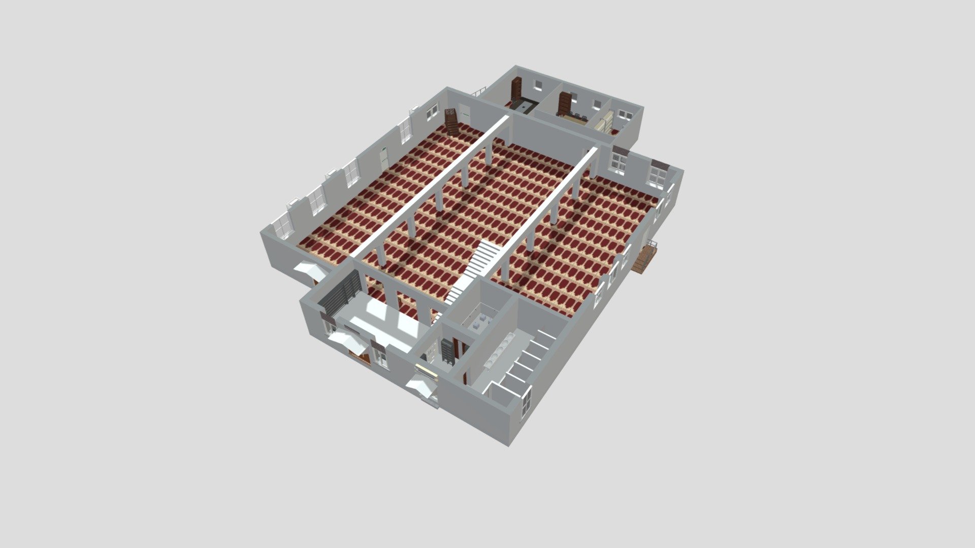 Ground Floor - 3D model by mfhussein [5ce5585] - Sketchfab