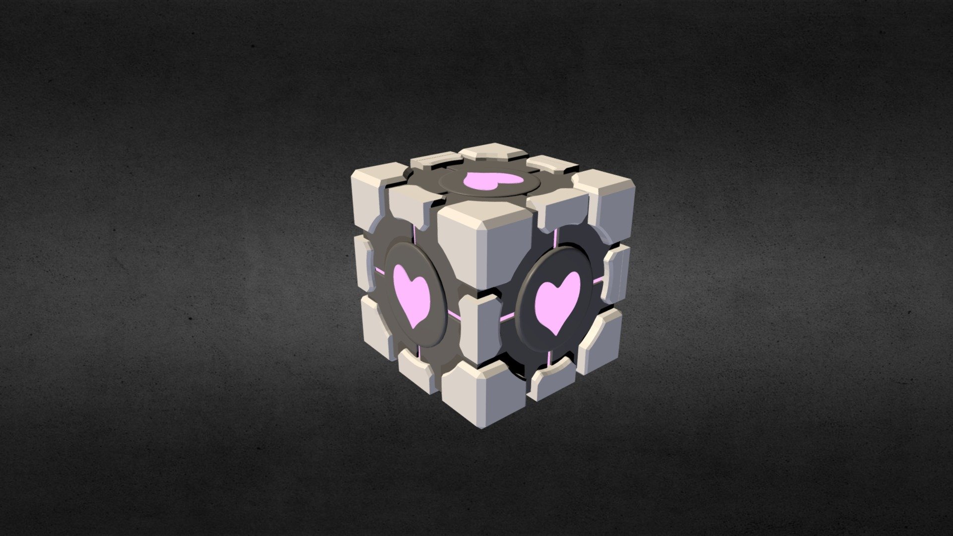 Companion Cube - 3D model by themisfragg [5ce5ed6] - Sketchfab