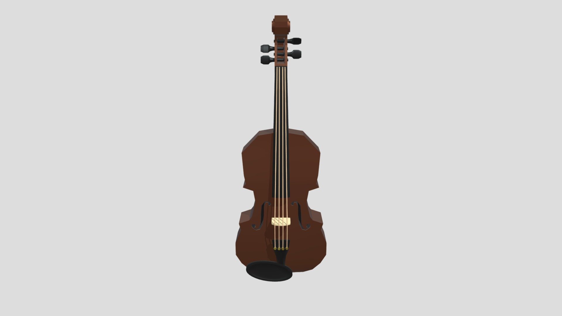 Low Poly Violin - Download Free 3D model by calebwretlind [5ce6ae2 ...