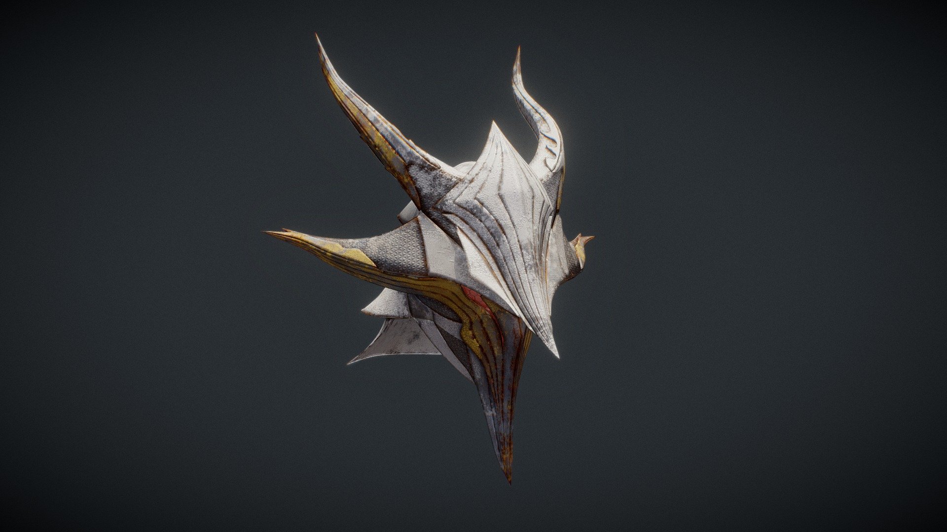 Red Mage Mask Procedural Reshade Ver. - Download Free 3D model by ...
