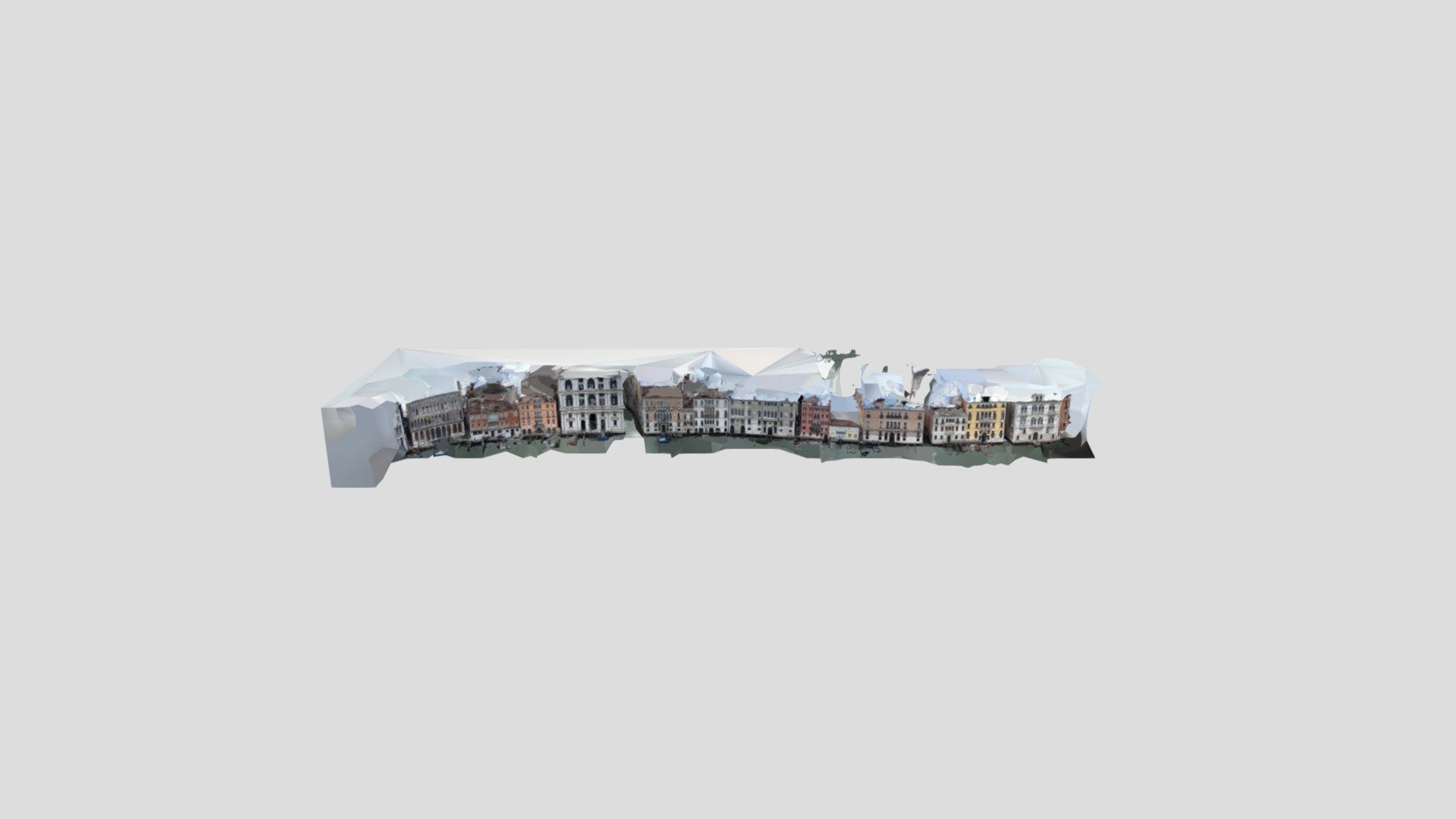 Venice facades from the Canale Grande - Download Free 3D model by marc ...