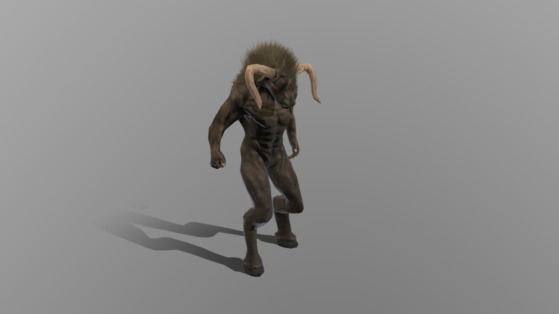 Minotaur, Low Poly, Animated, Game Ready - 3D model by Gambsmoore ...
